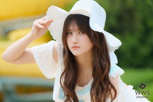 【写真特集】ハーフ美少女・田島怜華（dela model）、白肌眩しいマリンルックで来場者をロックオン！＜チャンスプール撮影会 in アマゴーラ | WWSチャンネル